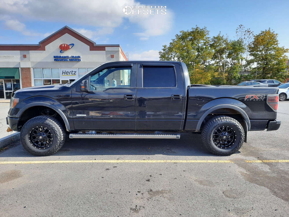 2012 Ford F-150 with 17x9 -12 Mayhem Warrior 8015 and 285/70R17 Falken ...