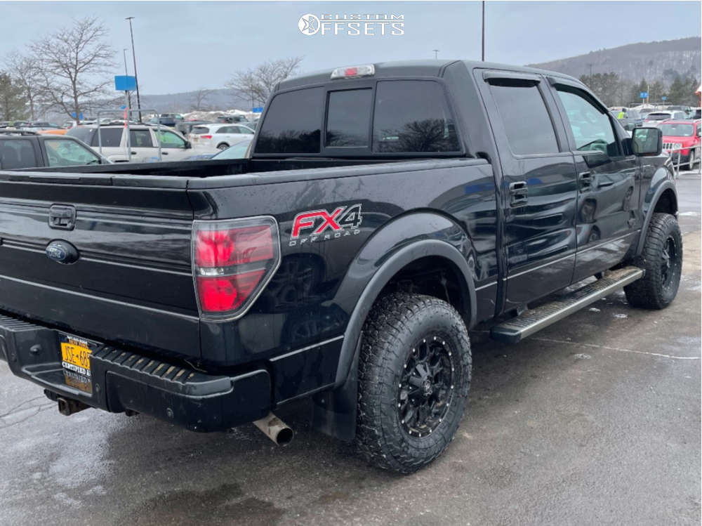2012 Ford F-150 with 17x9 -12 Mayhem Warrior 8015 and 285/70R17 Falken ...