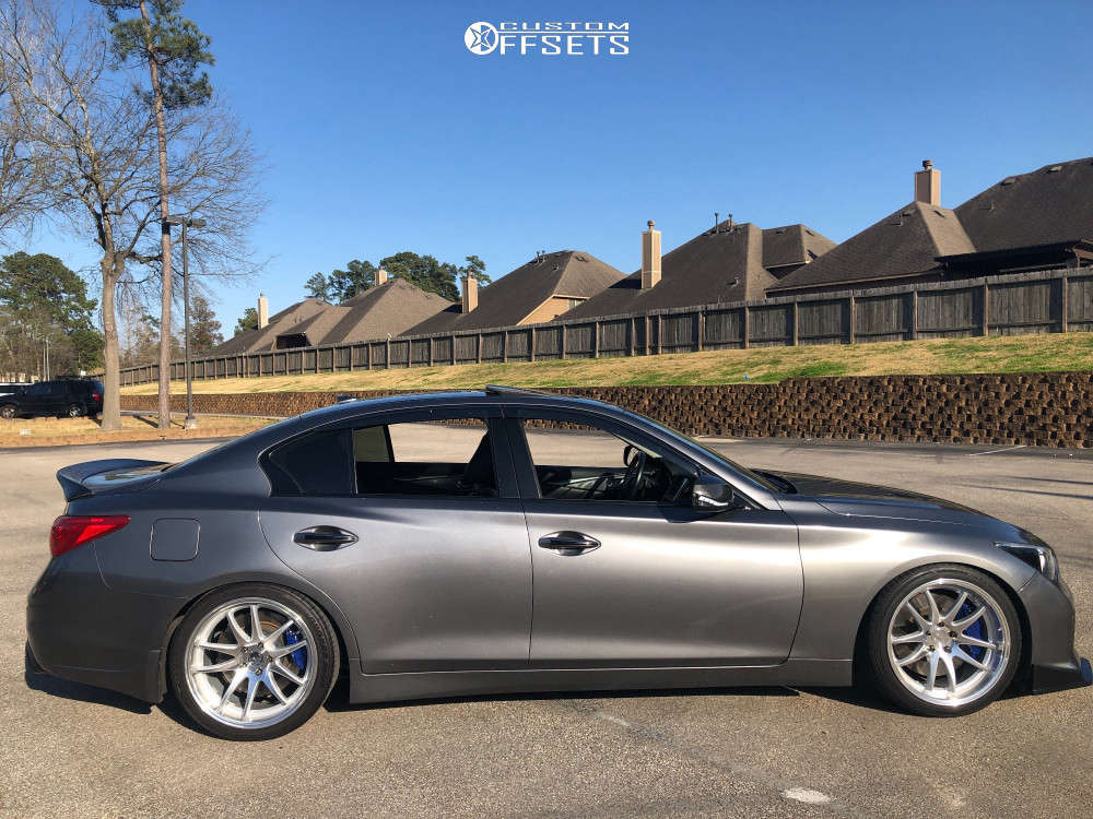 2015 INFINITI Q50 with 19x9.5 22 Aodhan Ds02 and 245/40R19 Toyo Tires ...
