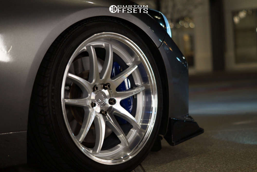 2015 INFINITI Q50 with 19x9.5 22 Aodhan Ds02 and 245/40R19 Toyo Tires ...