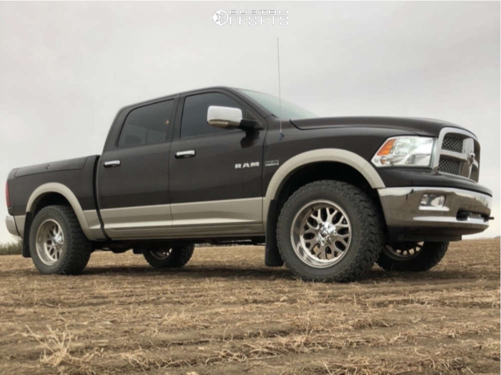 2010 Dodge Ram 1500 with 20x10 -18 Fuel Titan and 35/12.5R20 Mickey ...