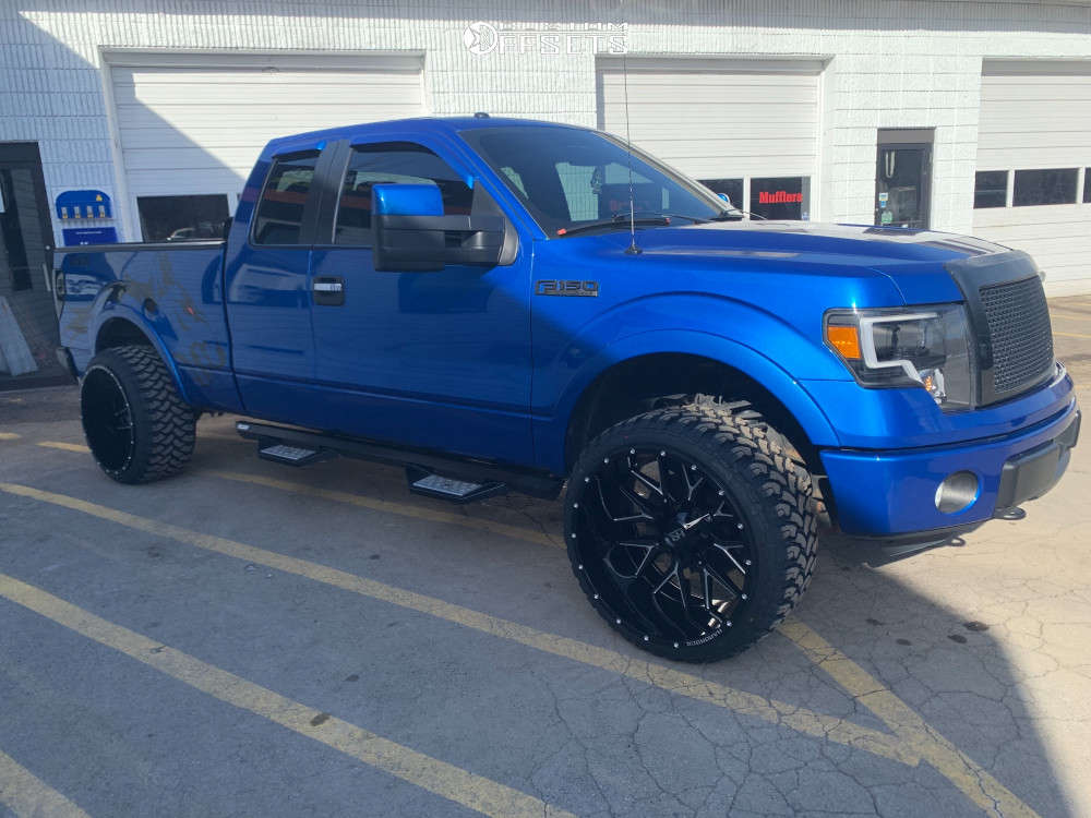 2013 Ford F-150 with 24x14 -76 Hardrock Affliction and 33/12.5R24 ...