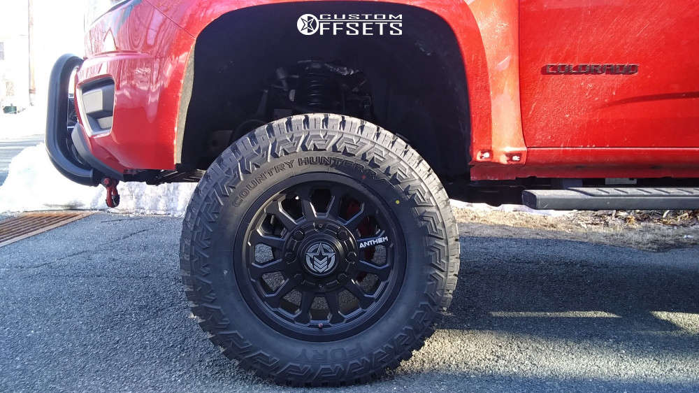 2018 Chevrolet Colorado with 18x9 18 Anthem Off-Road Intimidator and 33 ...