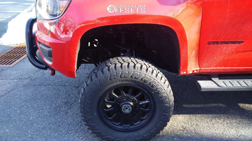 2018 Chevrolet Colorado with 18x9 18 Anthem Off-Road Intimidator and 33 ...