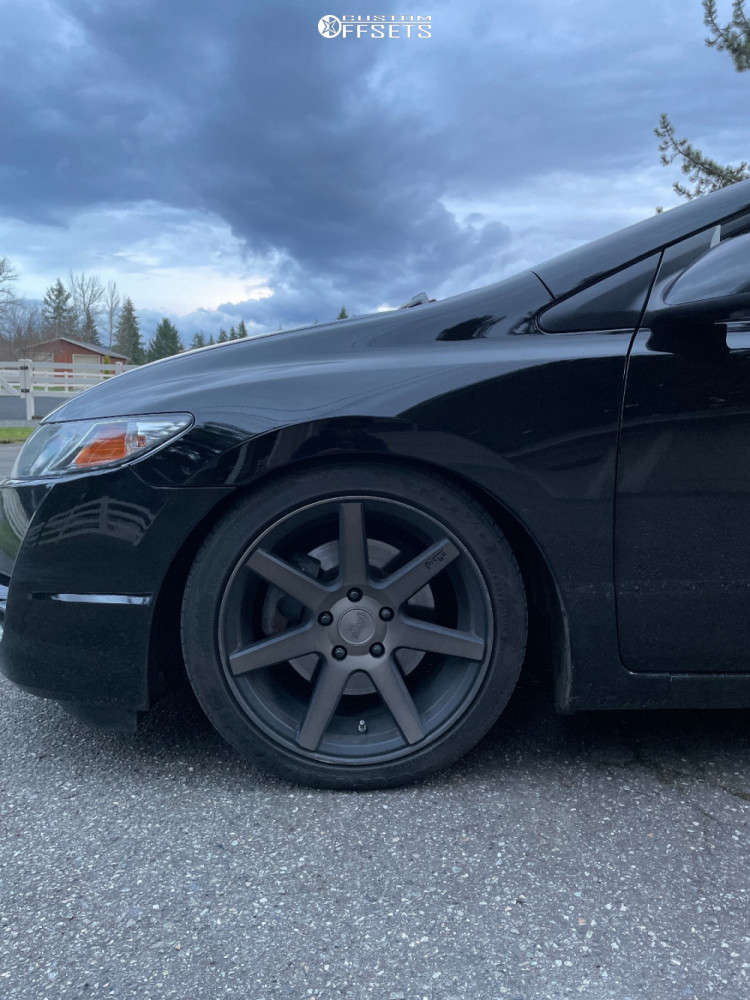 2010 Honda Civic with 17x8 35 Niche Verona and 215/65R17 Toyo Tires ...