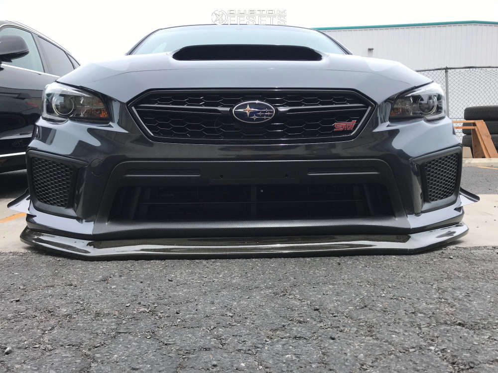 2018 Subaru WRX STI with 19x10.5 30 ESR Rf1 and 255/35R19 Firestone ...