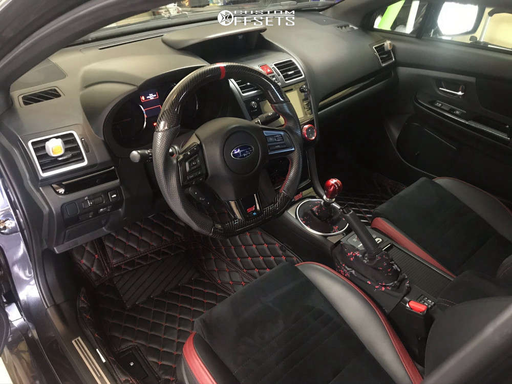 2018 Subaru WRX STI with 19x10.5 30 ESR Rf1 and 255/35R19 Firestone ...