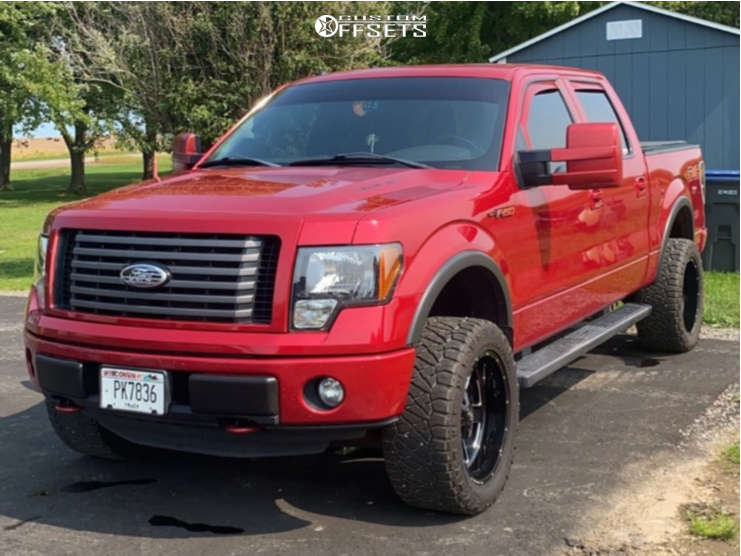 2011 Ford F-150 with 20x10 -24 Vision Arc and 33/12.5R20 Nitto Ridge ...