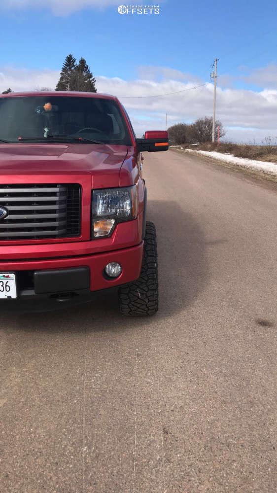 2011 Ford F-150 with 20x10 -24 Vision Arc and 33/12.5R20 Nitto Ridge ...