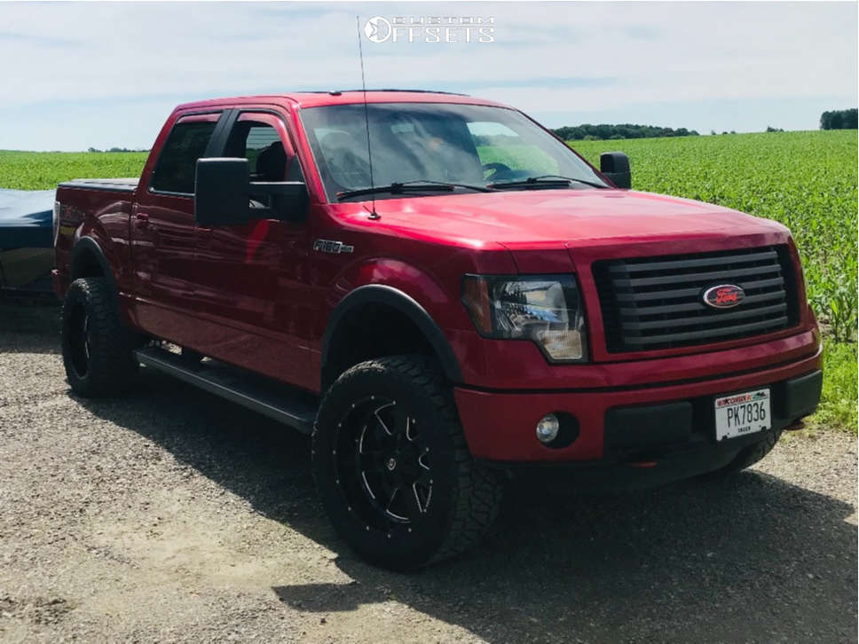 2011 Ford F-150 with 20x10 -24 Vision Arc and 33/12.5R20 Nitto Ridge ...