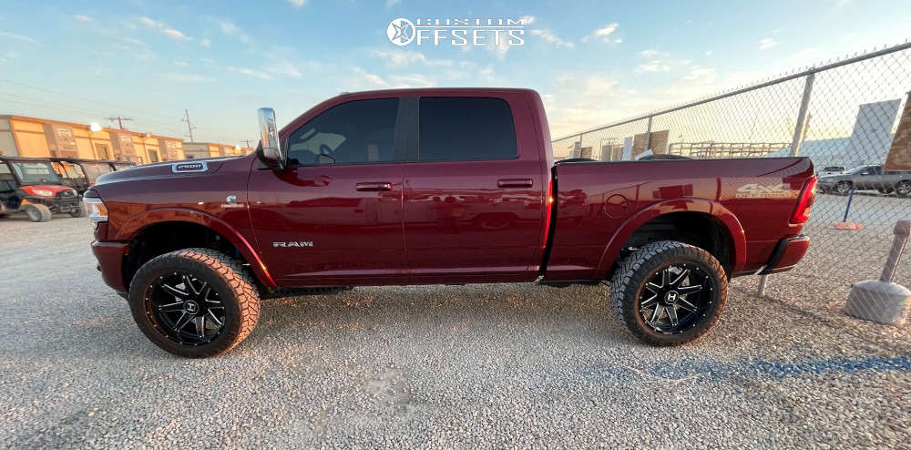2019 Ram 2500 with 22x10 -25 Hostile Alpha and 285/55R22 Nitto Ridge ...
