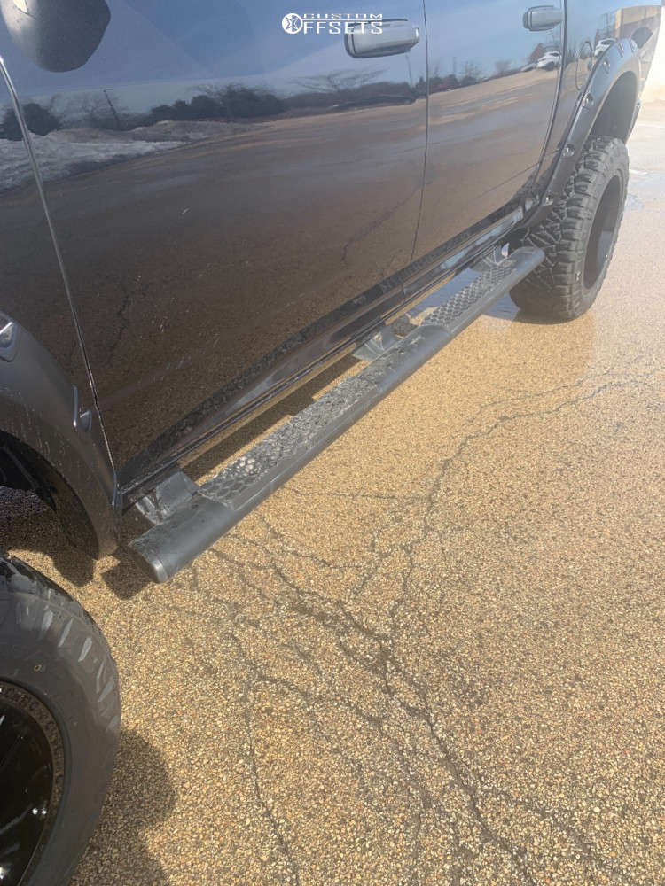 2016 Ram 1500 with 22x12 -44 Fuel Sledge and 325/50R22 Nitto Ridge ...