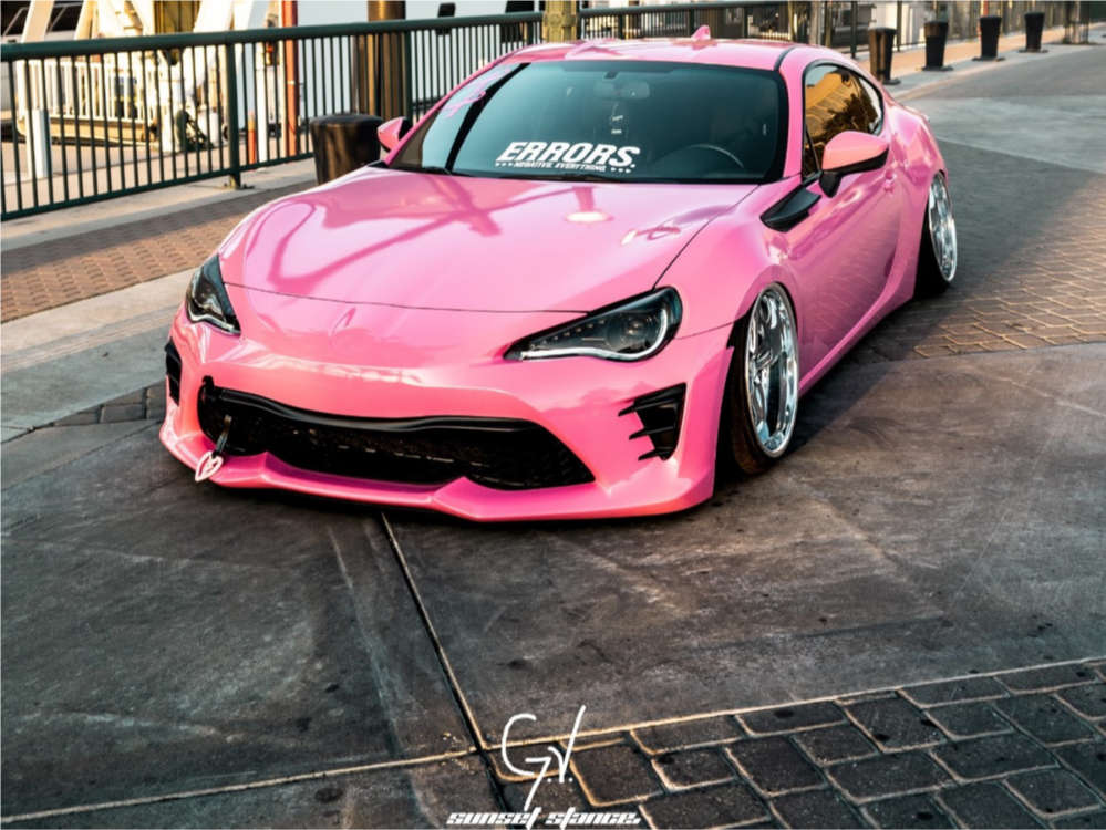 Stanced Subaru Brz