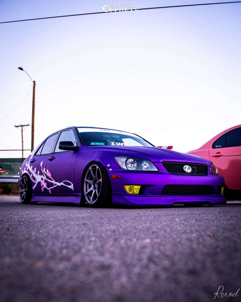 2003 Lexus IS300 with 17x9.5 22 MB Wheels Battle and 205/35R17 Achilles ...