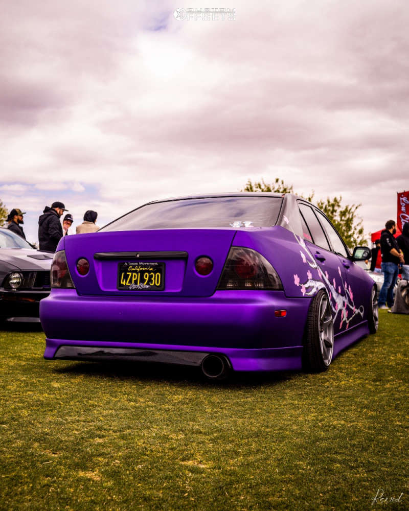 2003 Lexus IS300 with 17x9.5 22 MB Wheels Battle and 205/35R17 Achilles ...