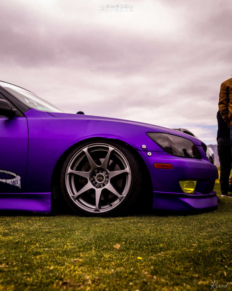 2003 Lexus IS300 with 17x9.5 22 MB Wheels Battle and 205/35R17 Achilles ...