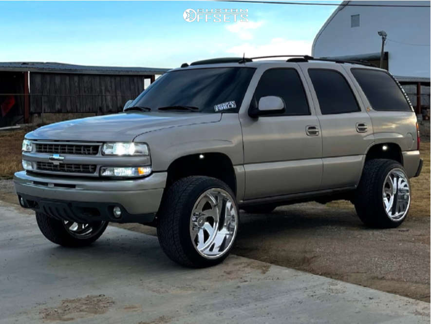 2004 Chevrolet Tahoe with 22x14 -76 American Force Blade SS and 305 ...