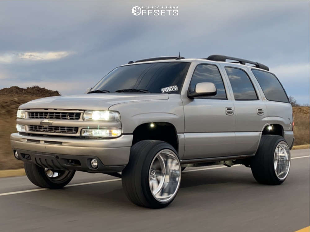 2004 Chevrolet Tahoe with 22x14 -76 American Force Blade SS and 305 ...