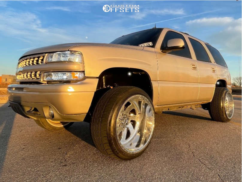 2004 Chevrolet Tahoe with 22x14 -76 American Force Blade SS and 305 ...