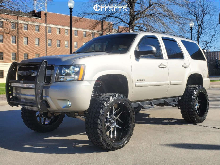 2007 Chevrolet Tahoe with 24x12 -57 Vision Sliver and 37/13.5R24 ...