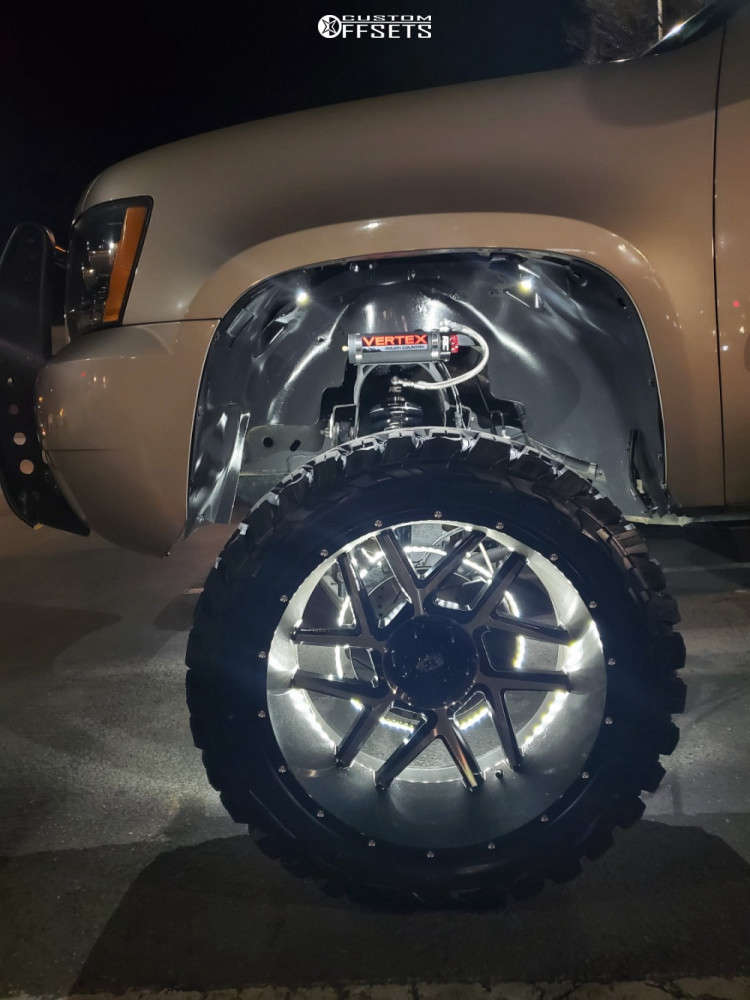 2007 Chevrolet Tahoe with 24x12 -57 Vision Sliver and 37/13.5R24 ...