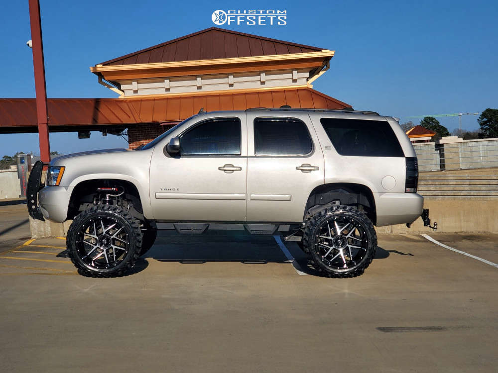 2007 Chevrolet Tahoe with 24x12 -57 Vision Sliver and 37/13.5R24 ...