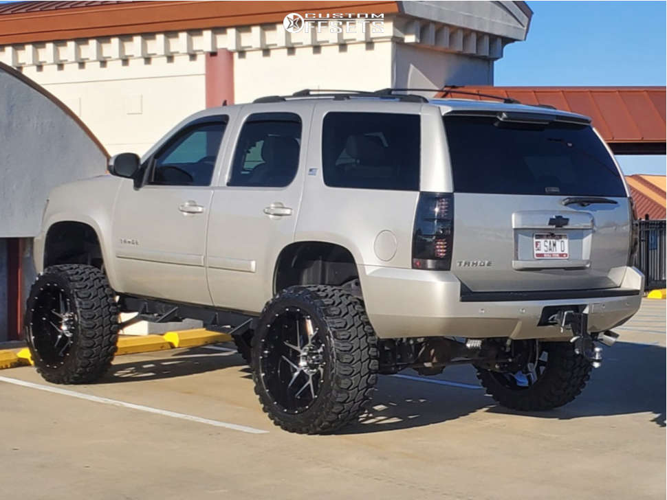 2007 Chevrolet Tahoe with 24x12 -57 Vision Sliver and 37/13.5R24 ...