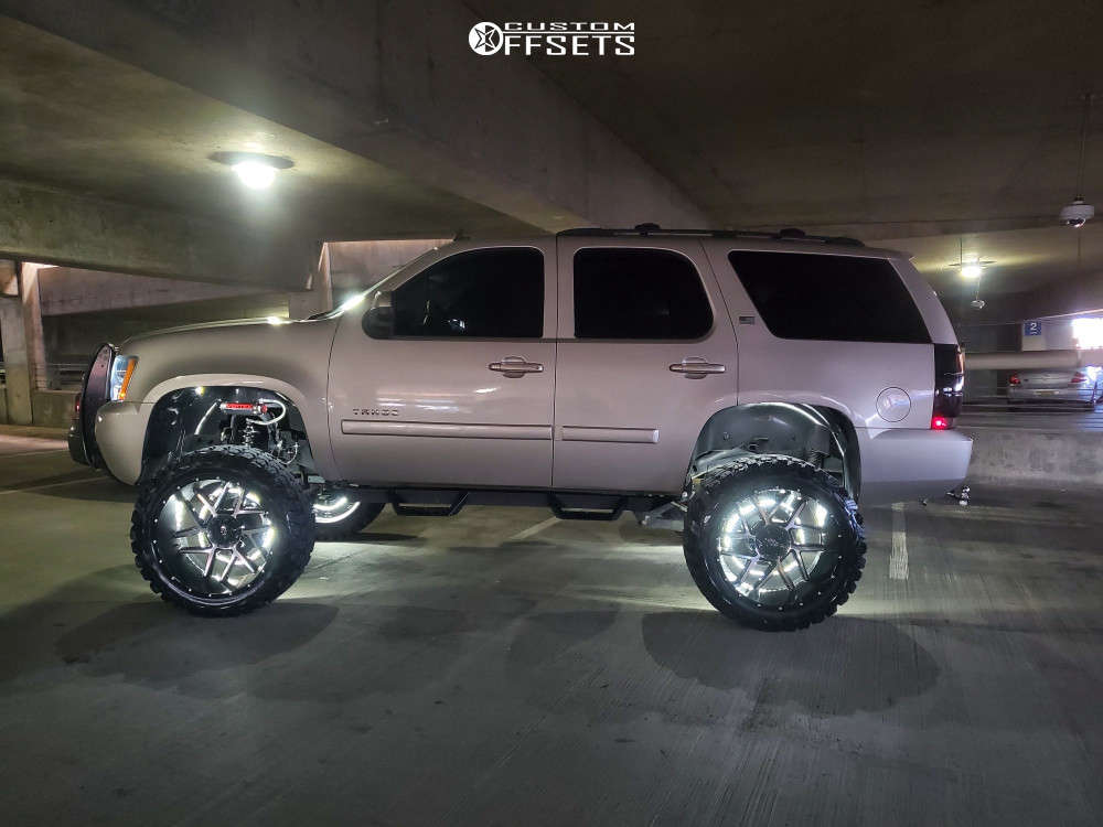 2007 Chevrolet Tahoe with 24x12 -57 Vision Sliver and 37/13.5R24 ...