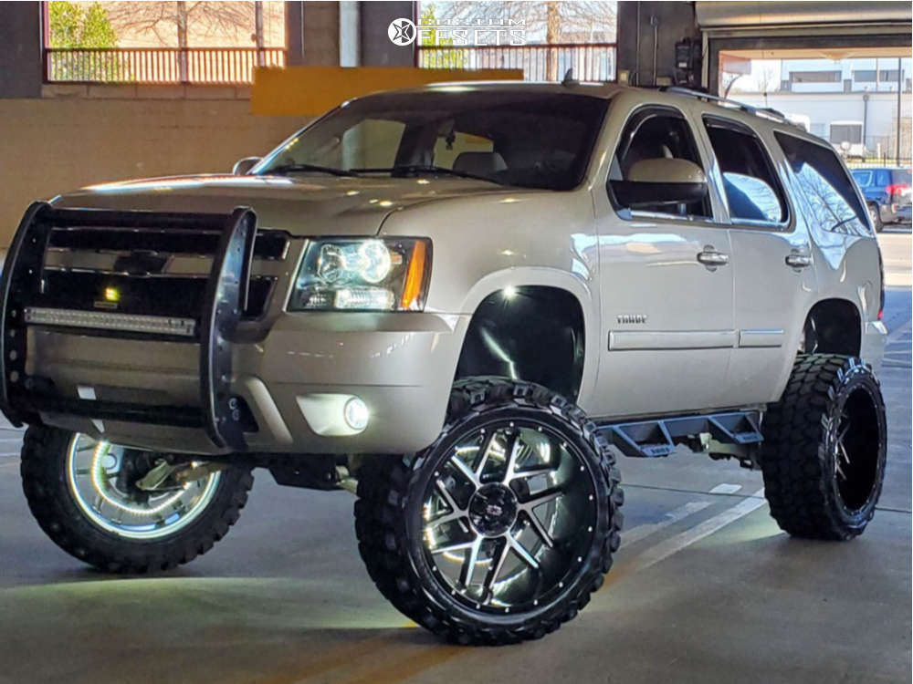 2007 Chevrolet Tahoe with 24x12 -57 Vision Sliver and 37/13.5R24 ...