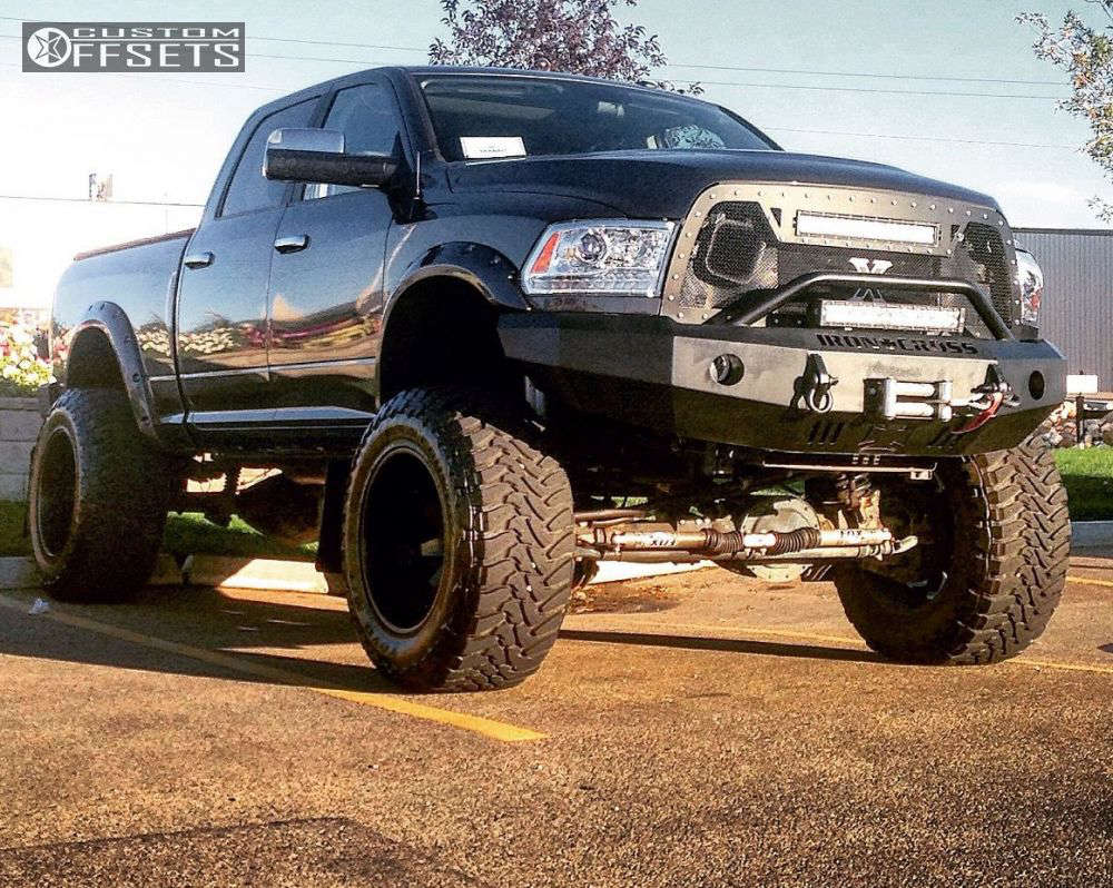 2015 Ram 3500 with 22x14 -76 Fuel Octane and 40/15.5R22 Toyo Tires Open ...