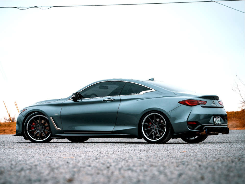2018 INFINITI Q60 with 20x9 25 Ferrada CM2 and 255/35R20 Nitto Motivo ...