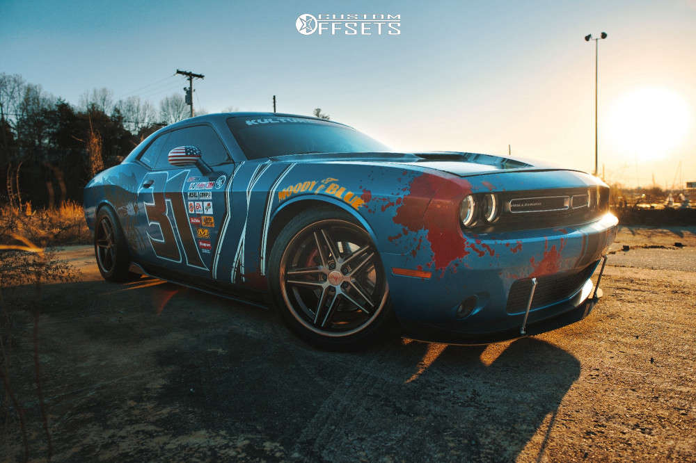 2015 Dodge Challenger with 20x9 15 Ferrada CM1 and 245/45R20 Atrezzo ...