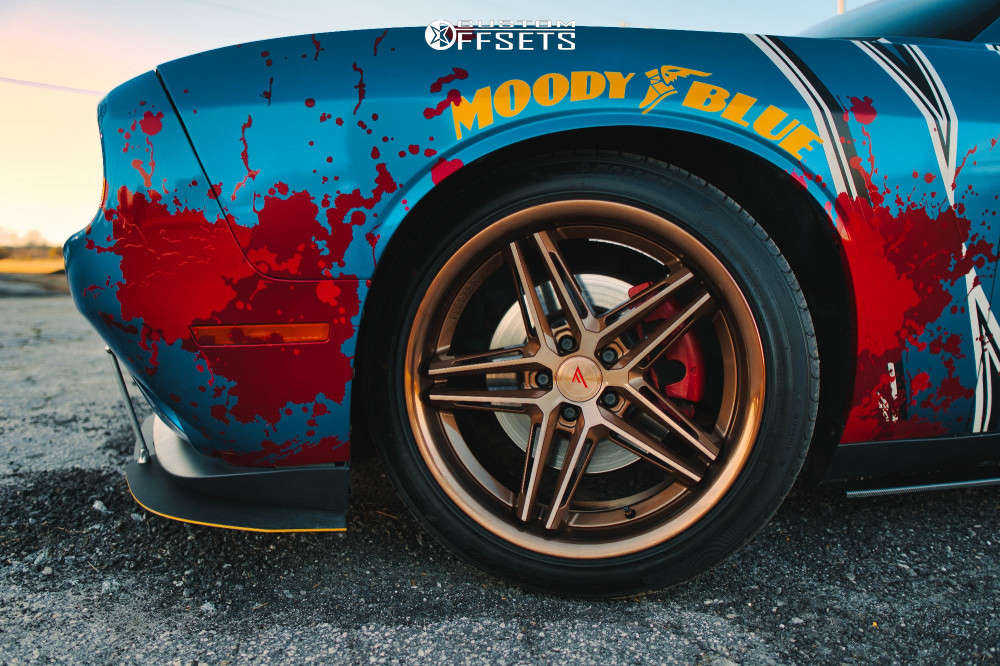 2015 Dodge Challenger with 20x9 15 Ferrada CM1 and 245/45R20 Atrezzo ...