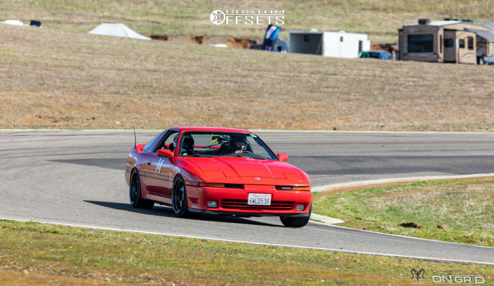 1991 Toyota Supra with 17x10 20 Desmond Regamaster and 255/40R17 ...