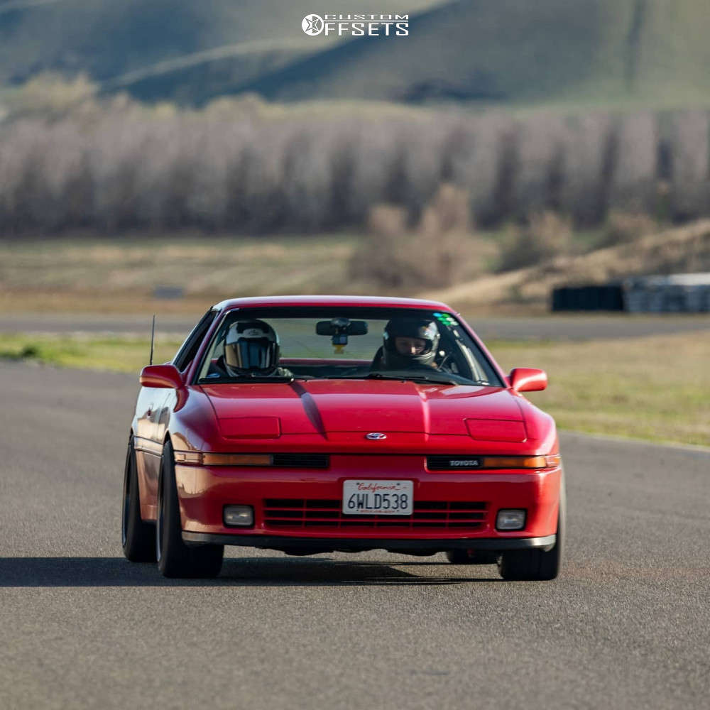 1991 Toyota Supra with 17x10 20 Desmond Regamaster and 255/40R17 ...