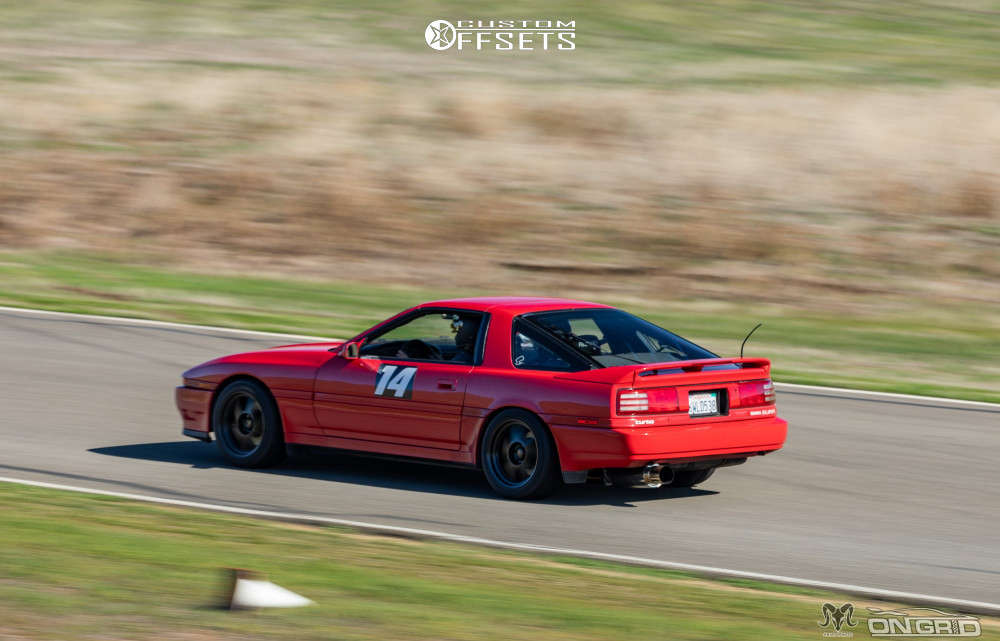 1991 Toyota Supra with 17x10 20 Desmond Regamaster and 255/40R17 ...