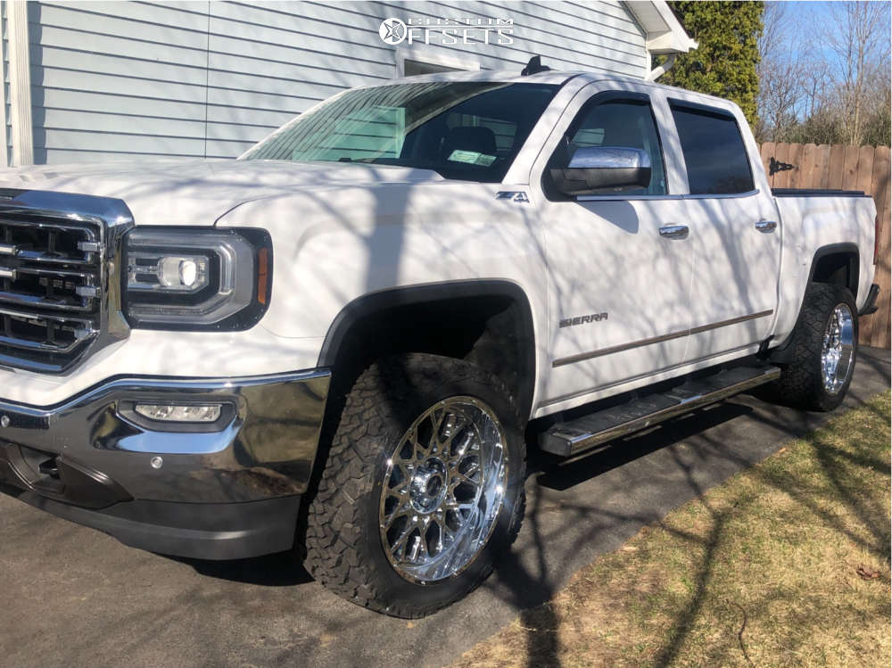 2016 GMC Sierra 1500 with 22x10 -19 Vision Rocker and 33/12.5R22 Venom ...
