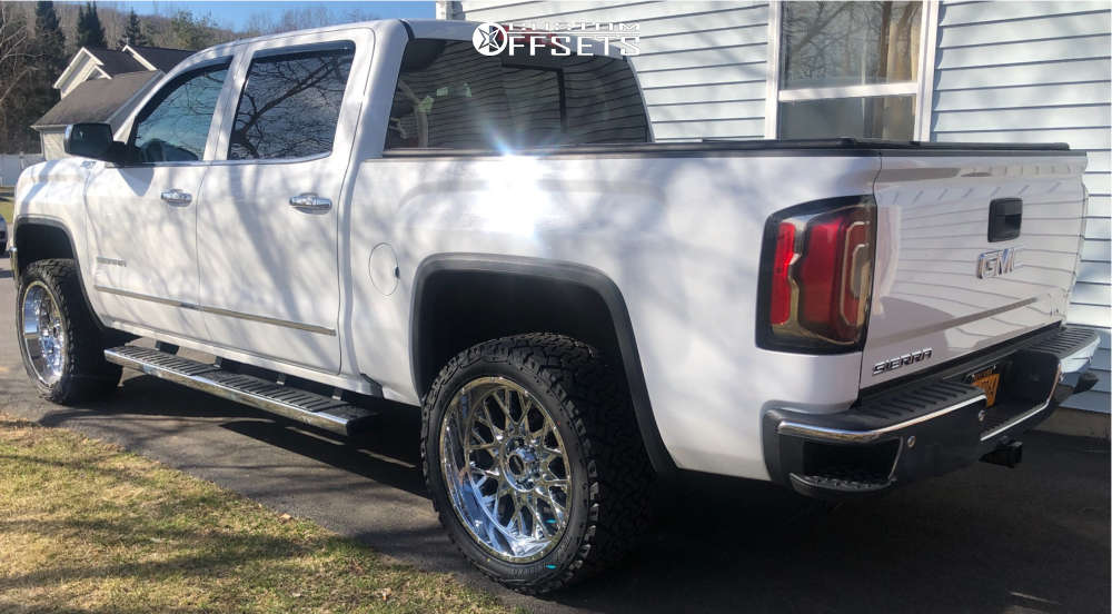 2016 GMC Sierra 1500 with 22x10 -19 Vision Rocker and 33/12.5R22 Venom ...