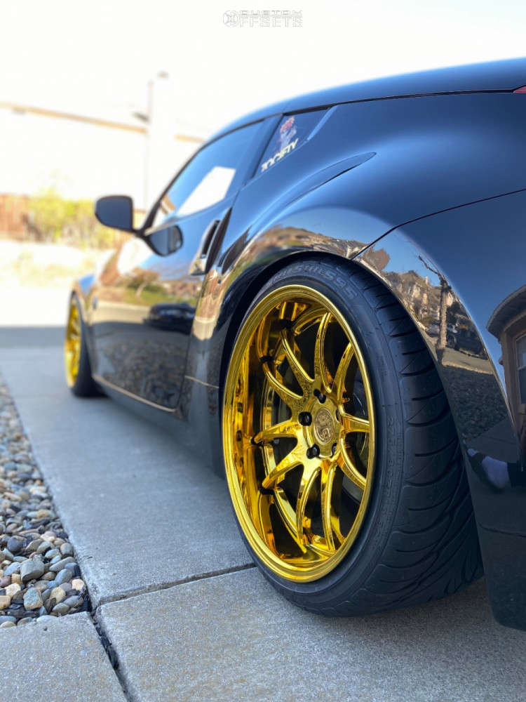 2019 Nissan 370Z with 19x9.5 15 Aodhan Ds02 and 245/35R19 Federal SS595 ...