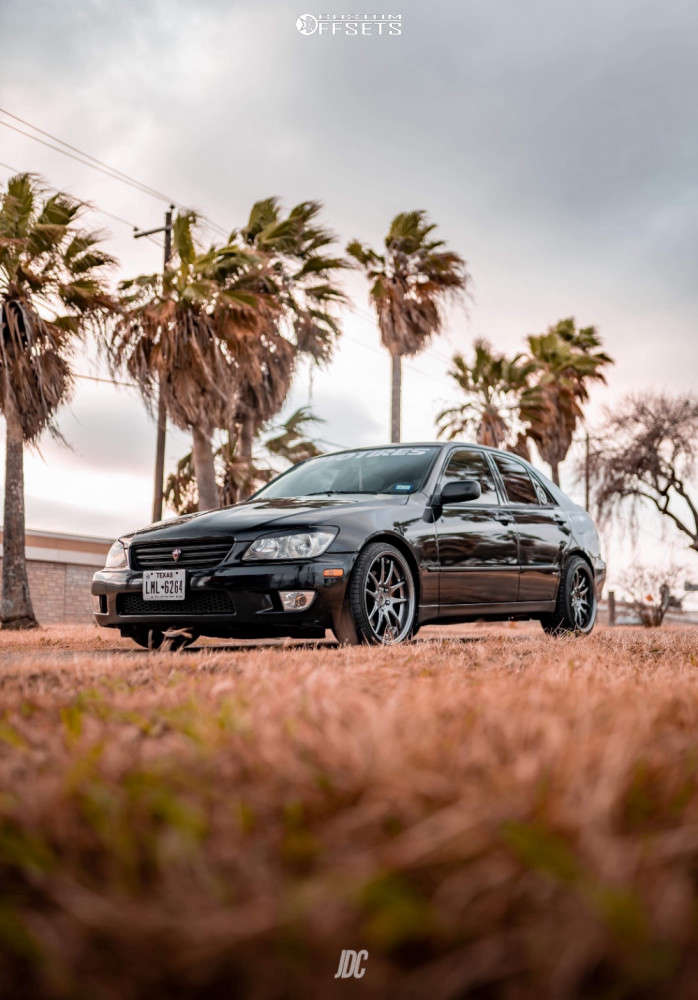 2001 Lexus IS300 with 18x8.5 35 Aodhan Ds02 and 235/30R18 Toyo Tires ...