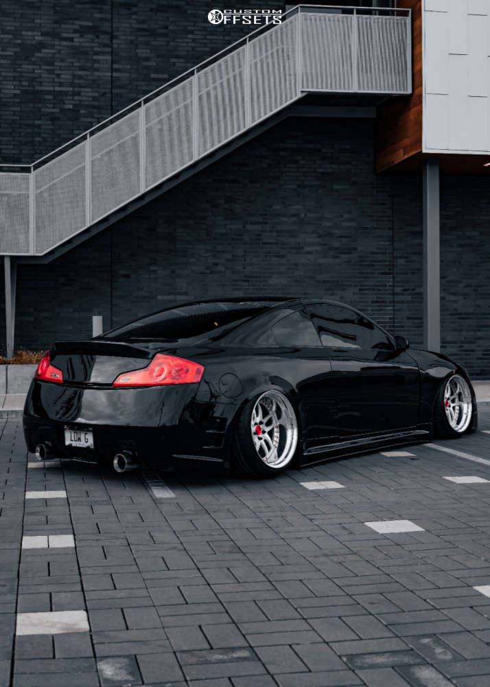 2006 INFINITI G35 with 19x11 10 GMR CH-7 and 255/35R19 Federal ...