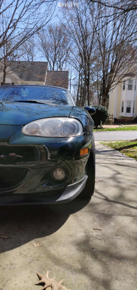 2001 Mazda Miata with 16x7 25 MST Suzuka and 205/45R16 Hankook Ventus ...