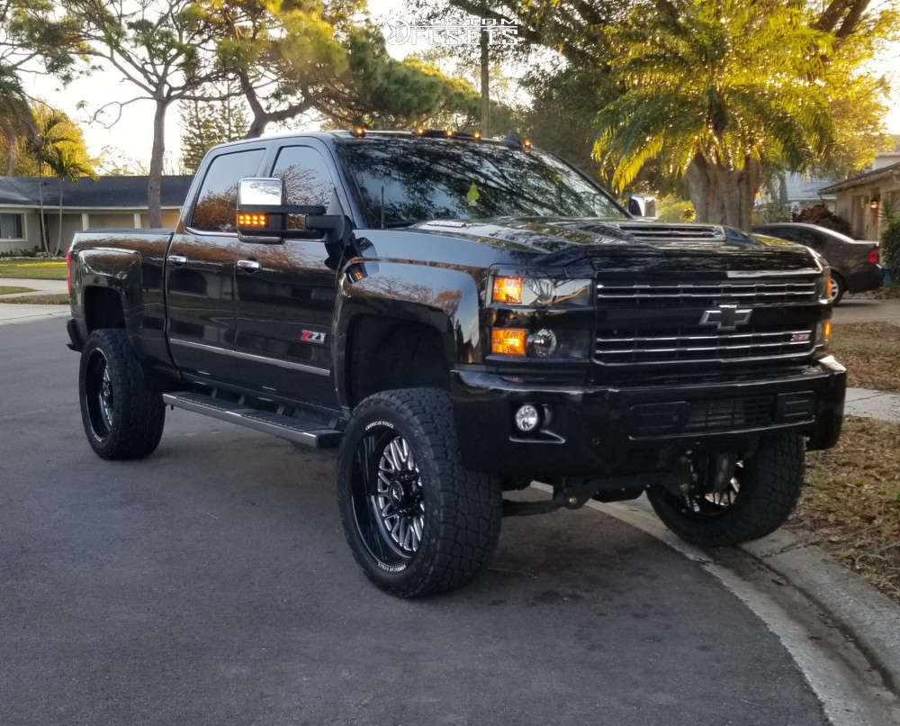 2019 Chevrolet Silverado 2500 HD with 24x11 0 American Force Locus Ss ...