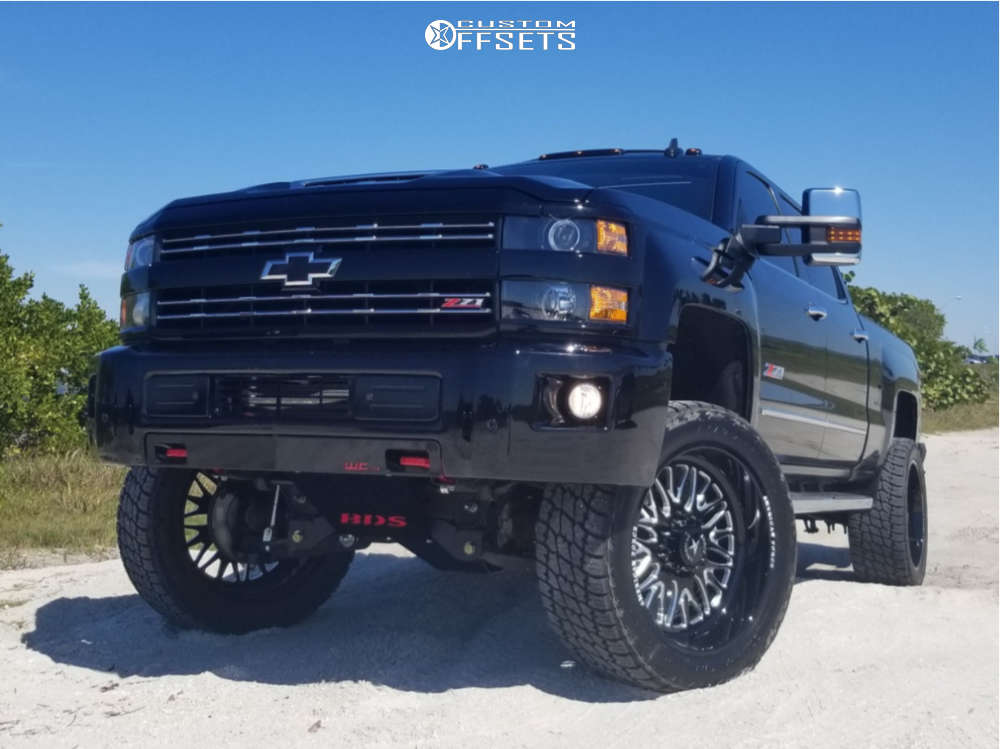 2019 Chevrolet Silverado 2500 HD with 24x11 0 American Force Locus Ss ...