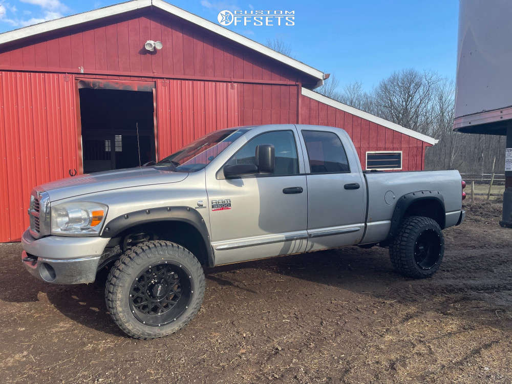 2009 Dodge Ram 3500 with 20x12 -51 Vision Rocker and 33/12.5R20 Federal ...