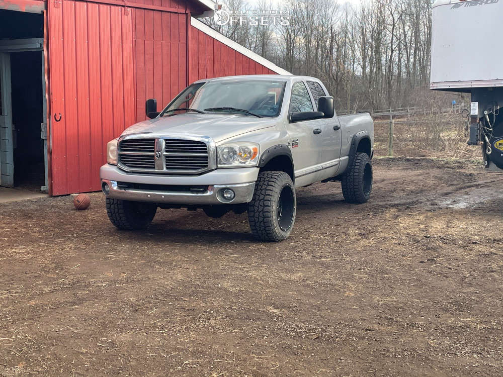 2009 Dodge Ram 3500 with 20x12 -51 Vision Rocker and 33/12.5R20 Federal ...