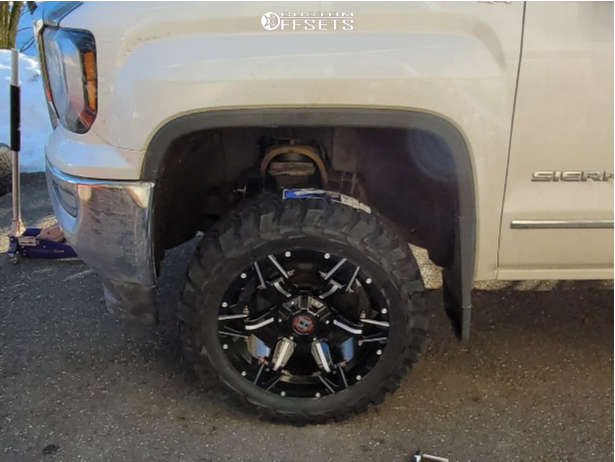 2016 GMC Sierra 1500 with 20x9 0 Ballistic Spartan and 33/12.5R20 ...