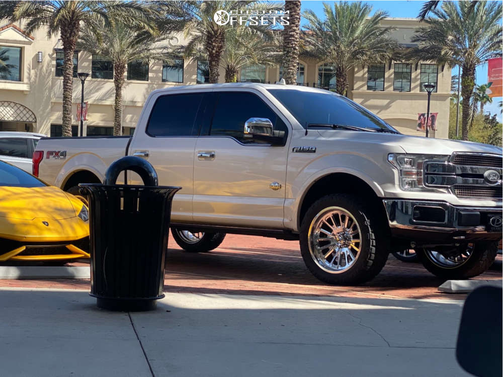 2019 Ford F-150 with 22x10 -24 KG1 Forged Kala and 33/12.5R22 Nitto ...
