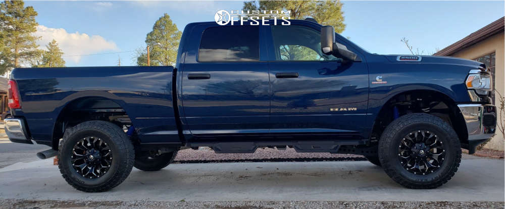 2020 Ram 2500 with 18x9 1 Fuel Assault and 295/70R18 Dick Cepek Trail ...