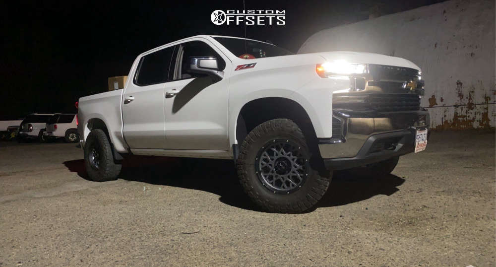 2020 Chevrolet Silverado 1500 with 18x9 -12 Vision Rocker and 35/12 ...